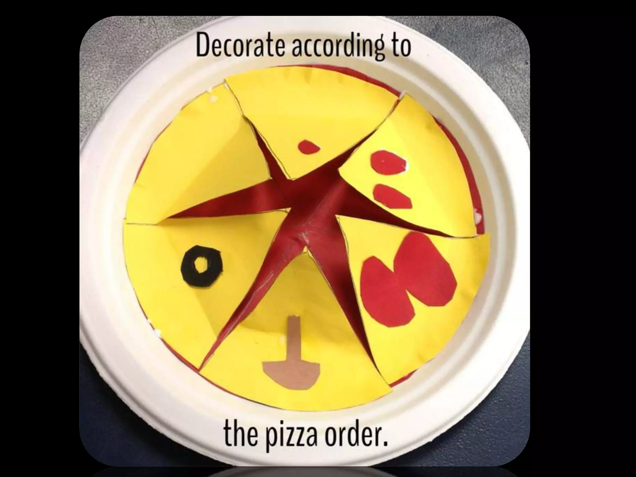 Making pizzas (fraction activity) | PPT
