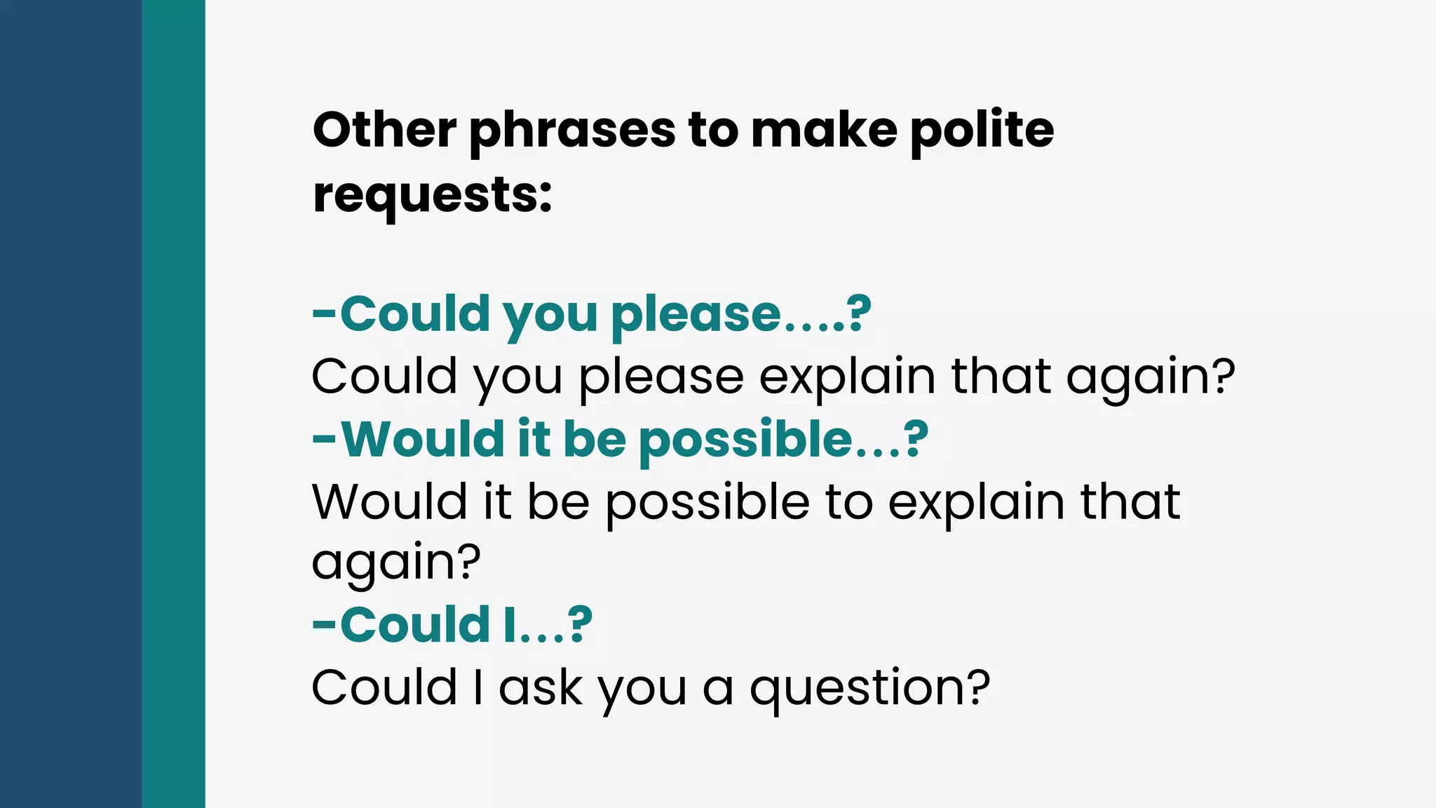 Making Polite Requests | PPTX