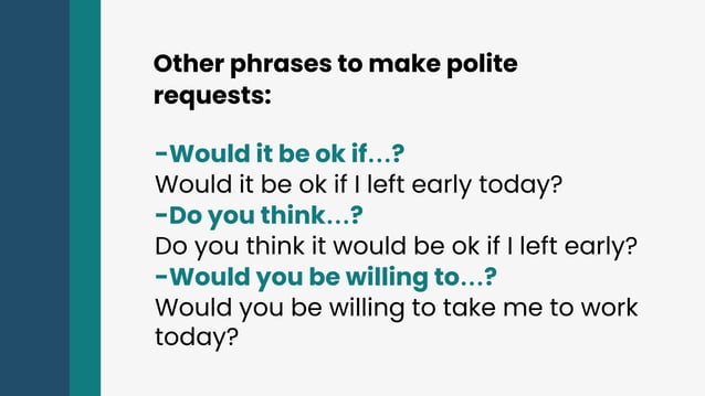 Making Polite Requests | PPT