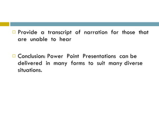 Making PowerPoint Accessible | PPT