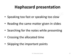 Making power point presentation for research papers | PPT