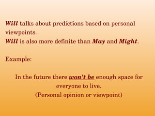 Examples Making Predictions