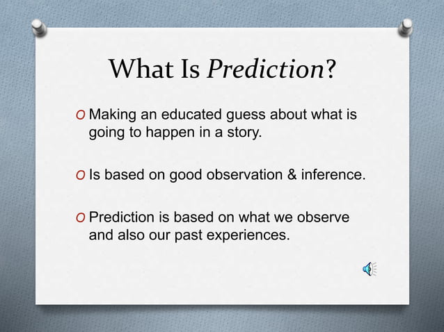 Making predictions powerpoint | PPSX