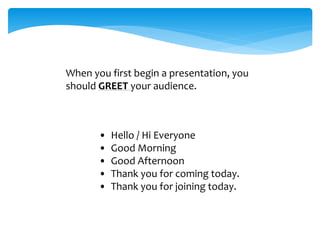 English Phrases for Presentations | PPTX