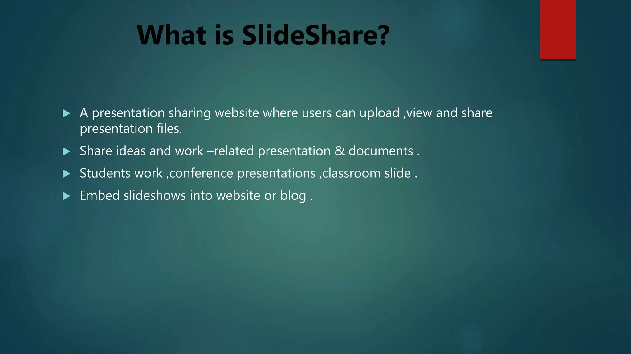 Making presentation using slideshare | PPTX