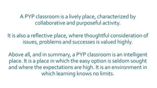Making PYP Happen | PPTX