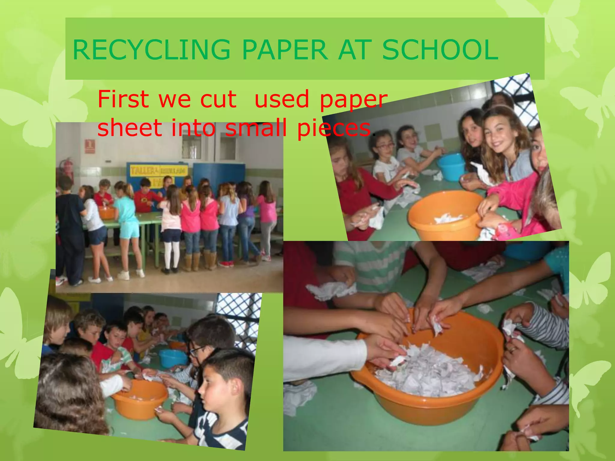 Making recycled paper | PPTX
