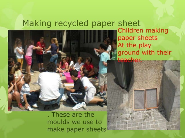 Making recycled paper | PPTX