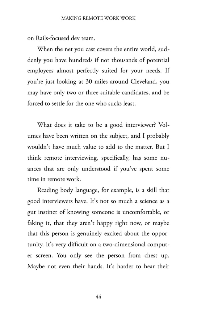 Making Remote Work | PDF