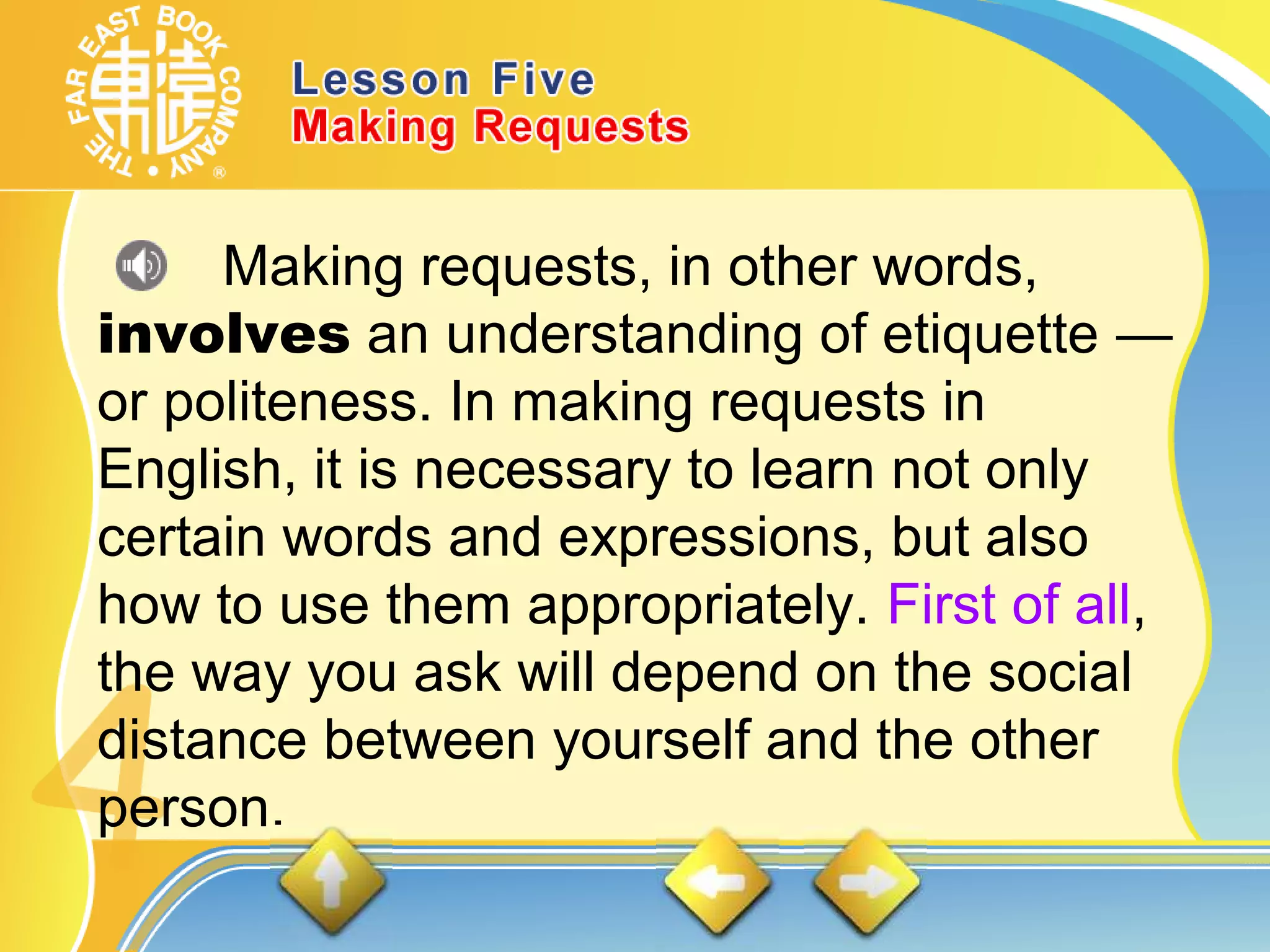 Making Request | PPT