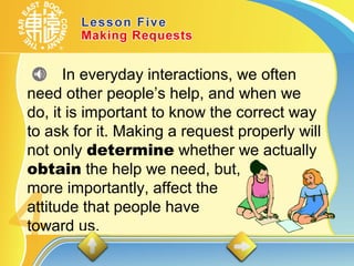 Making Request | PPT