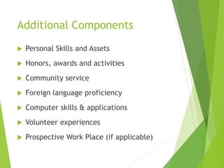 Making resumes | PPT