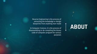 Making reverse engineering fun | PPT