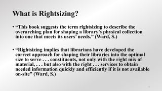 Making Room for Change: Rightsizing the PSU Library Serials Collection | PPT