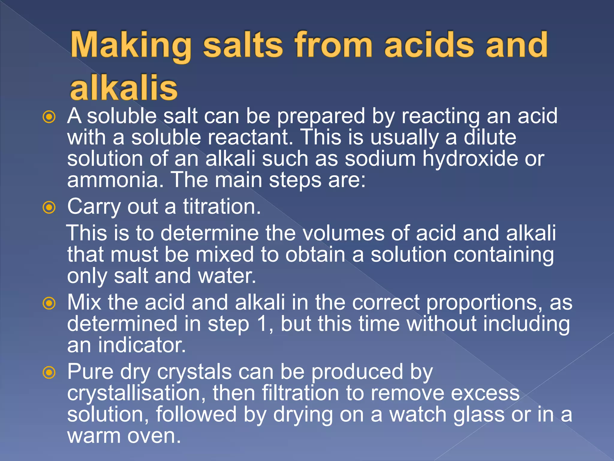Making salts titration-week 3 | PPTX