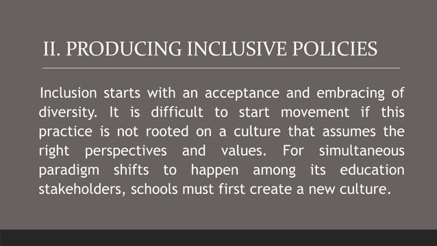 Making Schools Inclusive.pptx | Special Education | Education
