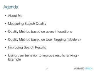 Making search better by tracking & utilizing user search behavior | PPT