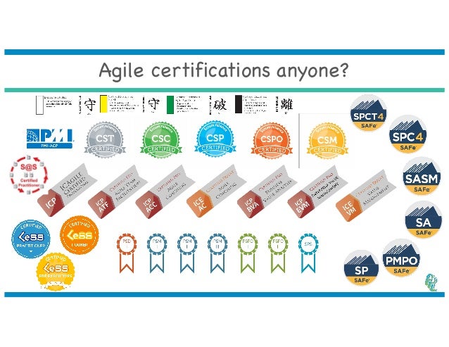 Making sense of agile certifications Making sense of agile certifications