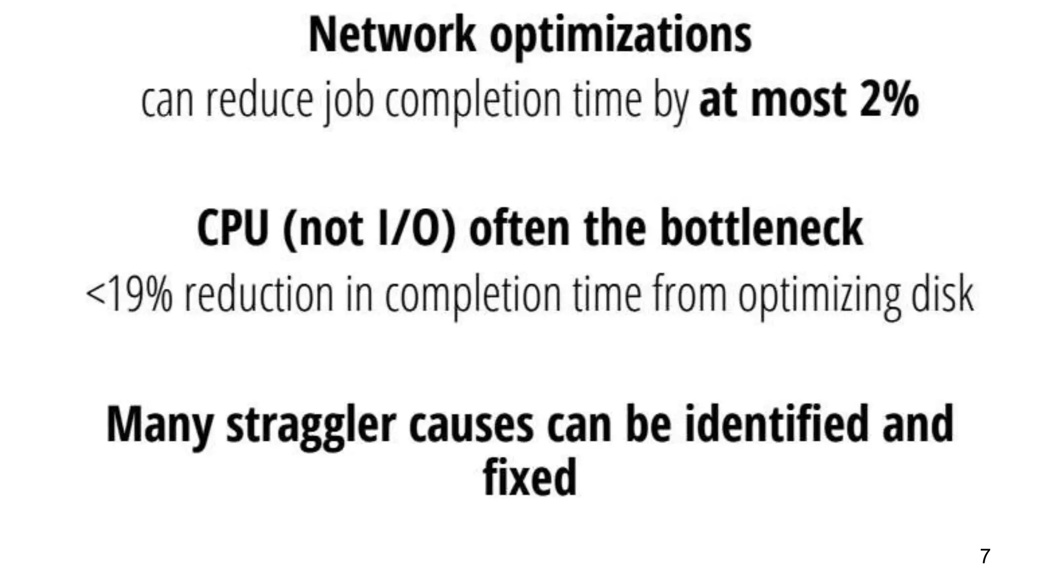 Making sense of performance and identifying stragglers in Data Analytics Framework | PPTX