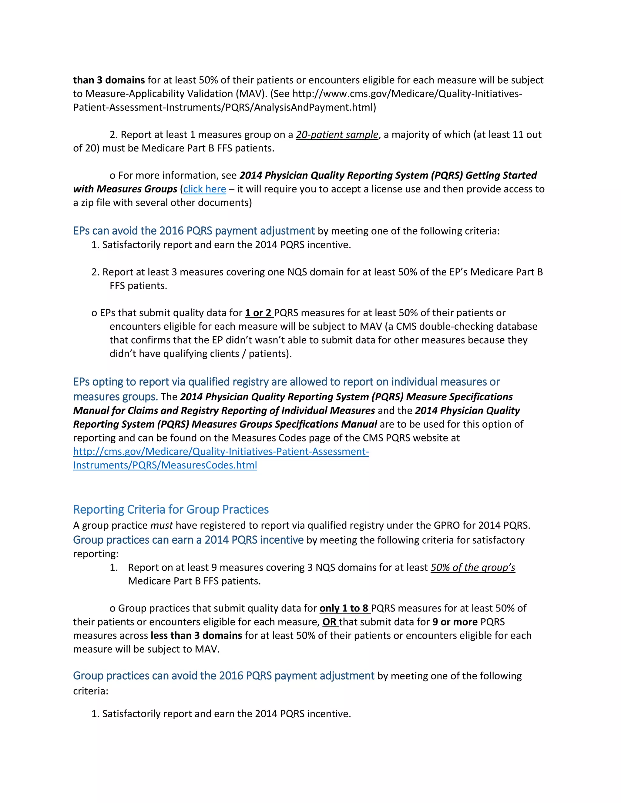 Making Sense of PQRS | PDF