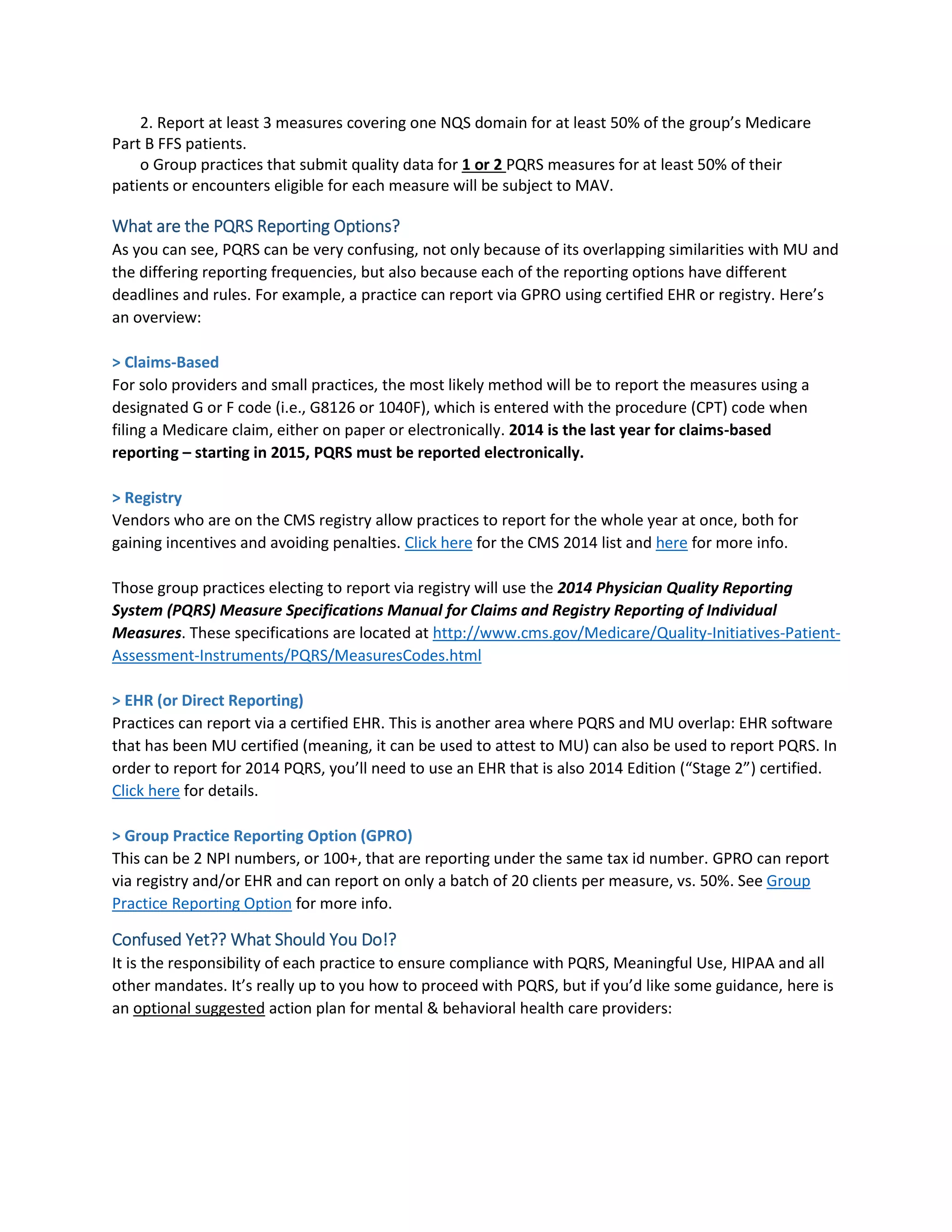 Making Sense of PQRS | PDF