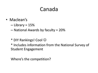 Making sense of rankings | PPT