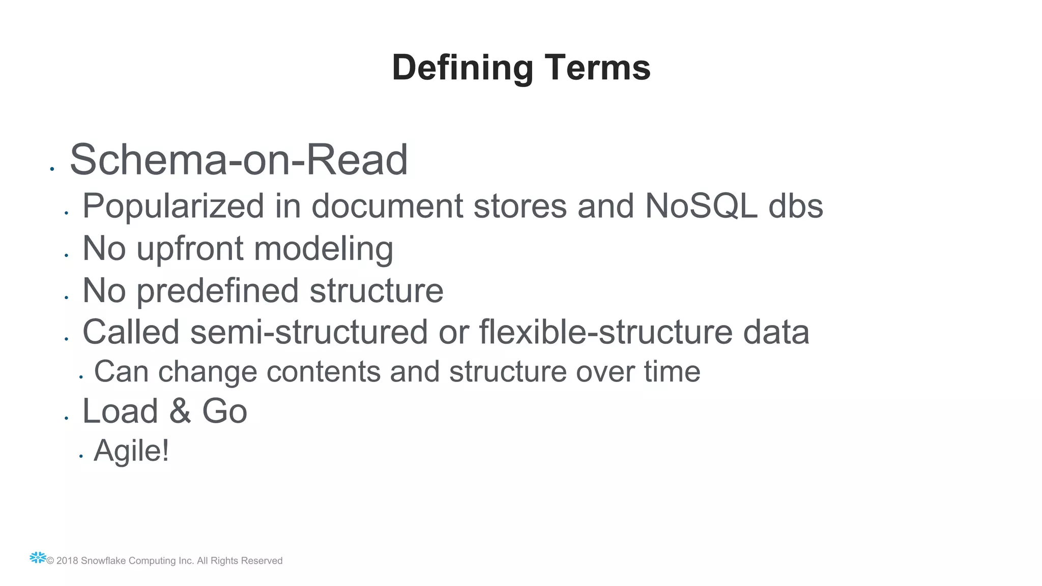 Making Sense of Schema on Read | PDF