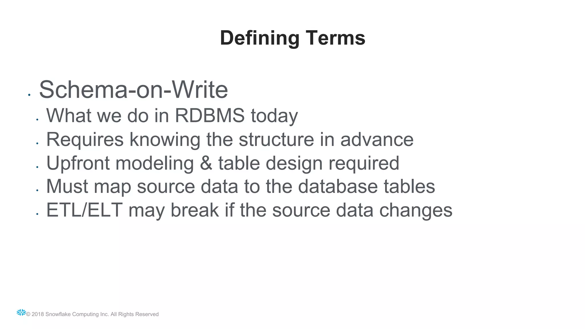 Making Sense of Schema on Read | PDF