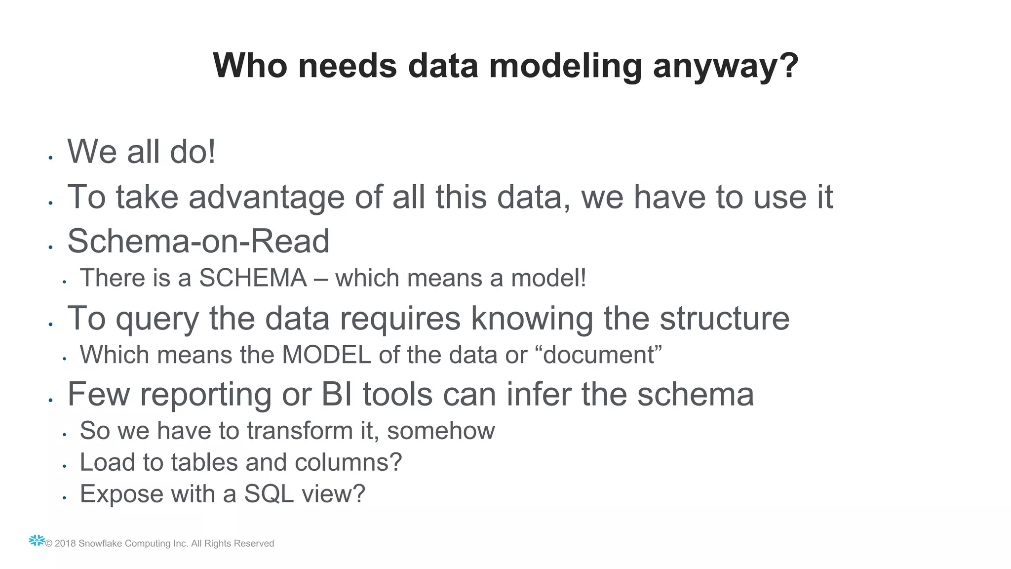 Making Sense of Schema on Read | PDF