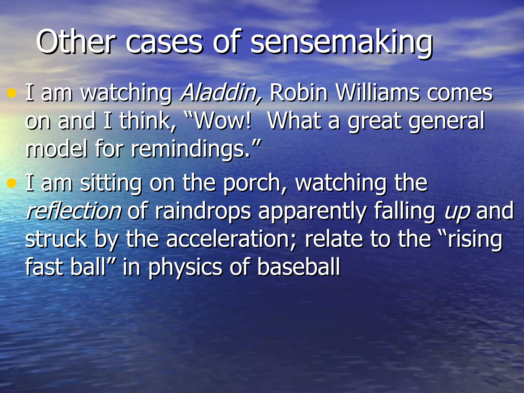 Making sense of sensemaking | PPT