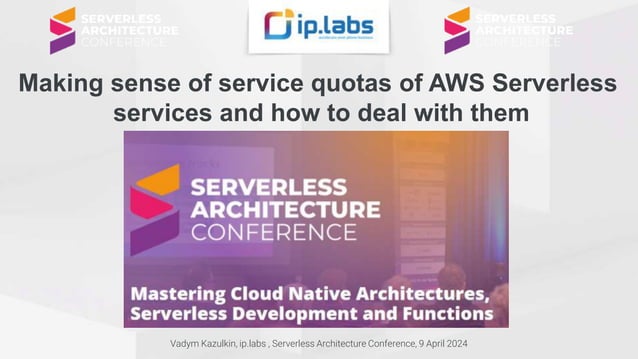 Making sense of service quotas of AWS Serverless services and how to ...