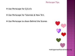 Periscope tips & tricks for Jeunesse Distributors | PPTX