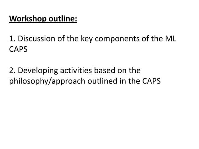 Making sense of the mathematical literacy caps document | PPTX ...