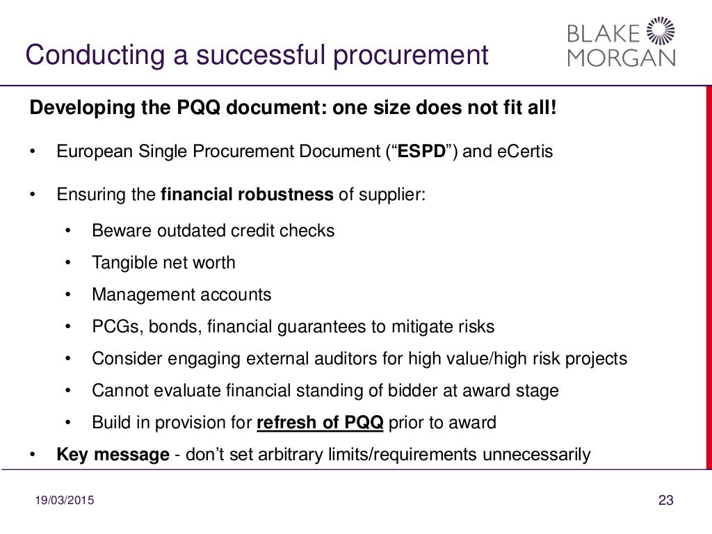 Making sense of the new procurement rules - Reading - 18 03 2015 - Af…
