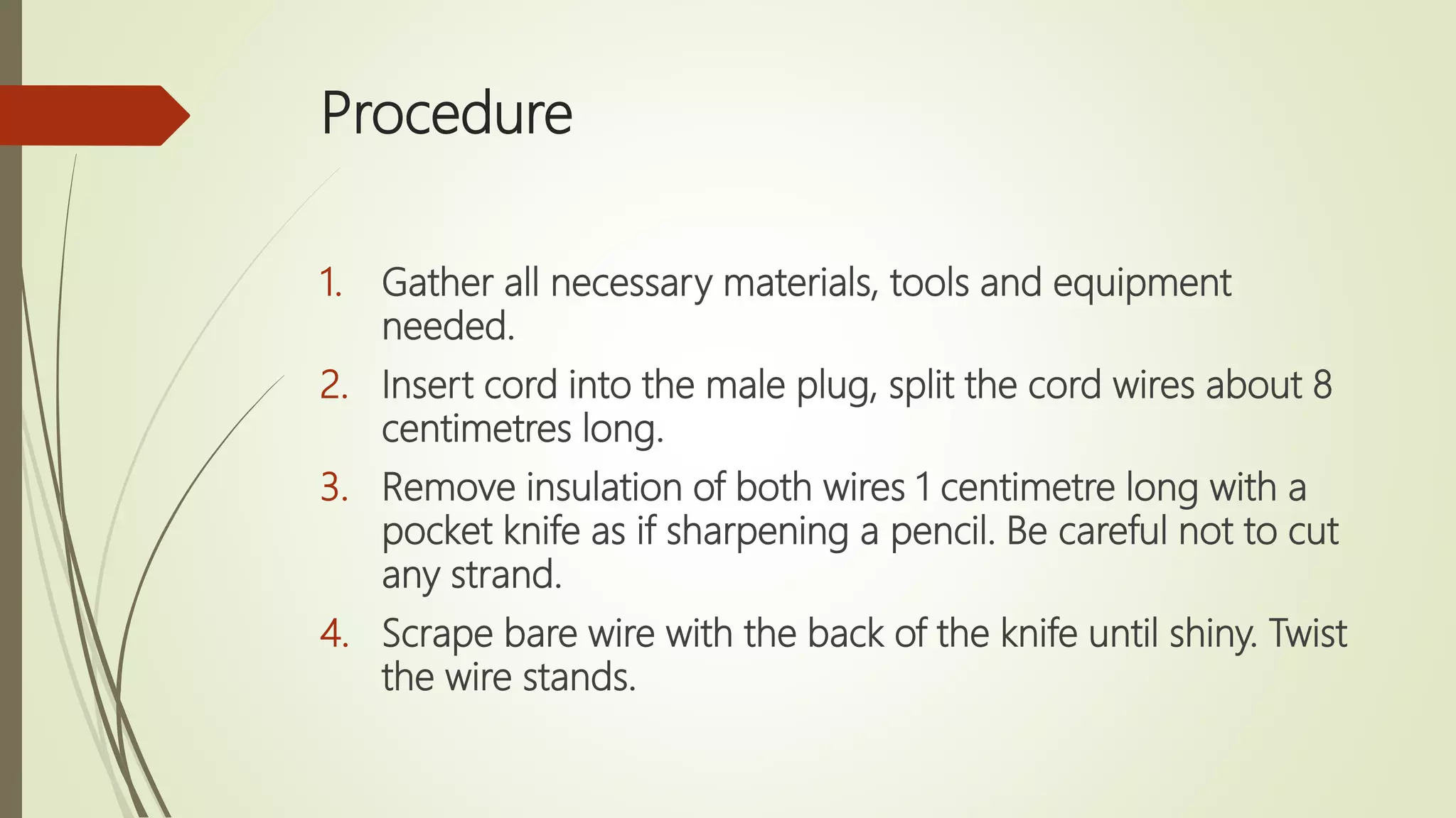 Making simple electrical gadgets | PPTX