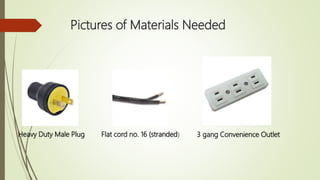 Making simple electrical gadgets | PPTX