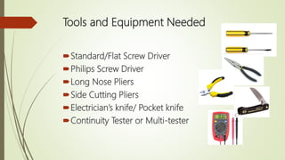 Making simple electrical gadgets | PPTX