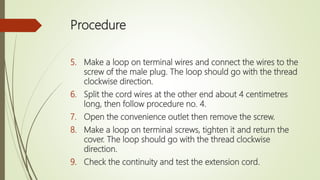 Making simple electrical gadgets | PPTX