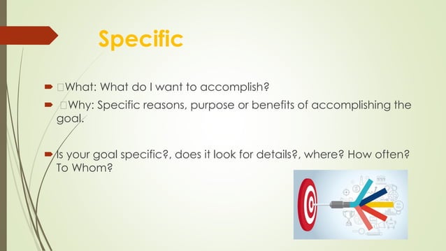 Making smarta obejctives | PPT