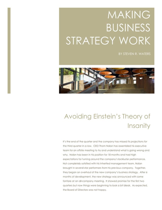 Making strategywork31313 | PDF