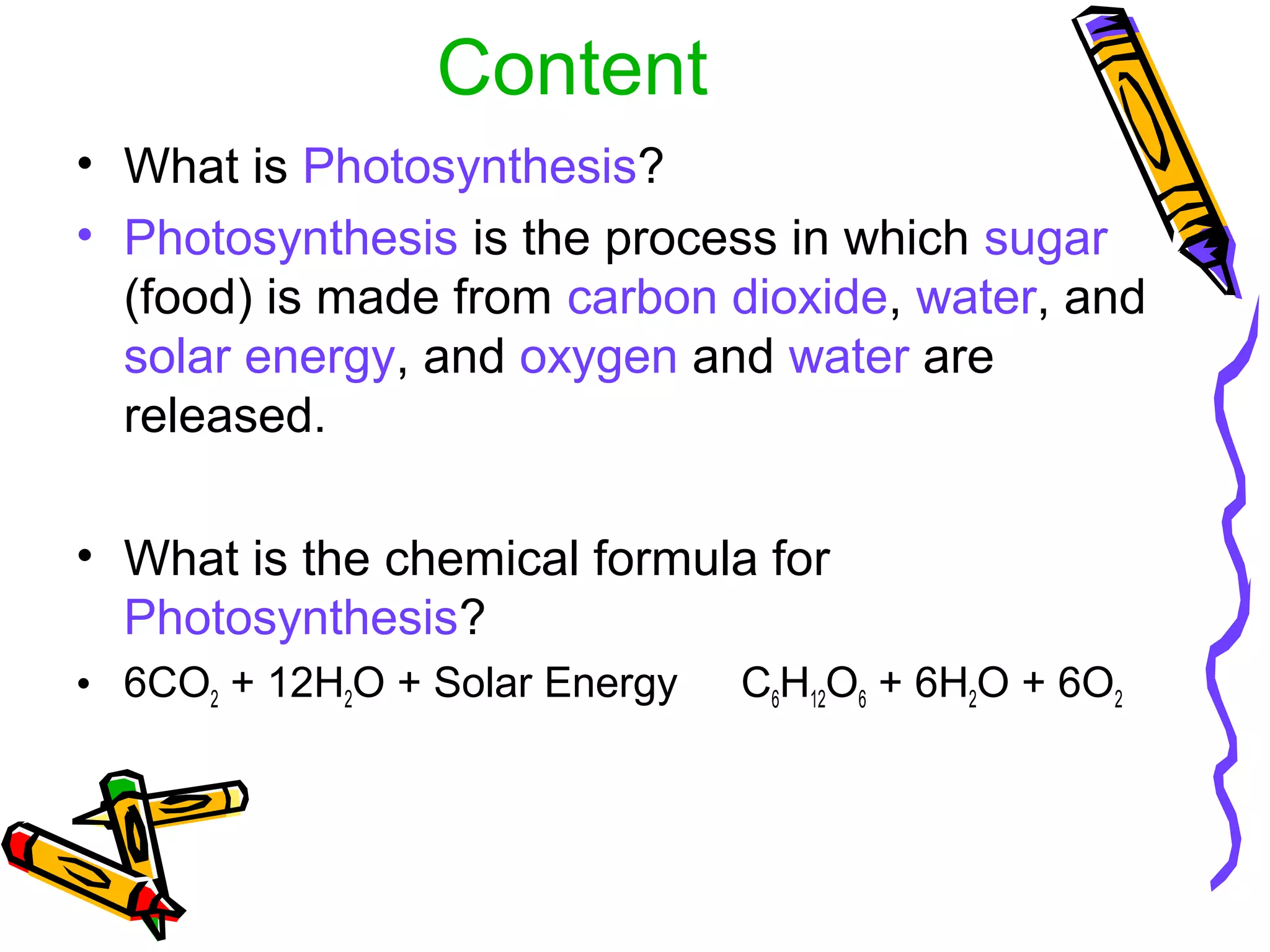 Photosynthesis Lesson 2 | PPT
