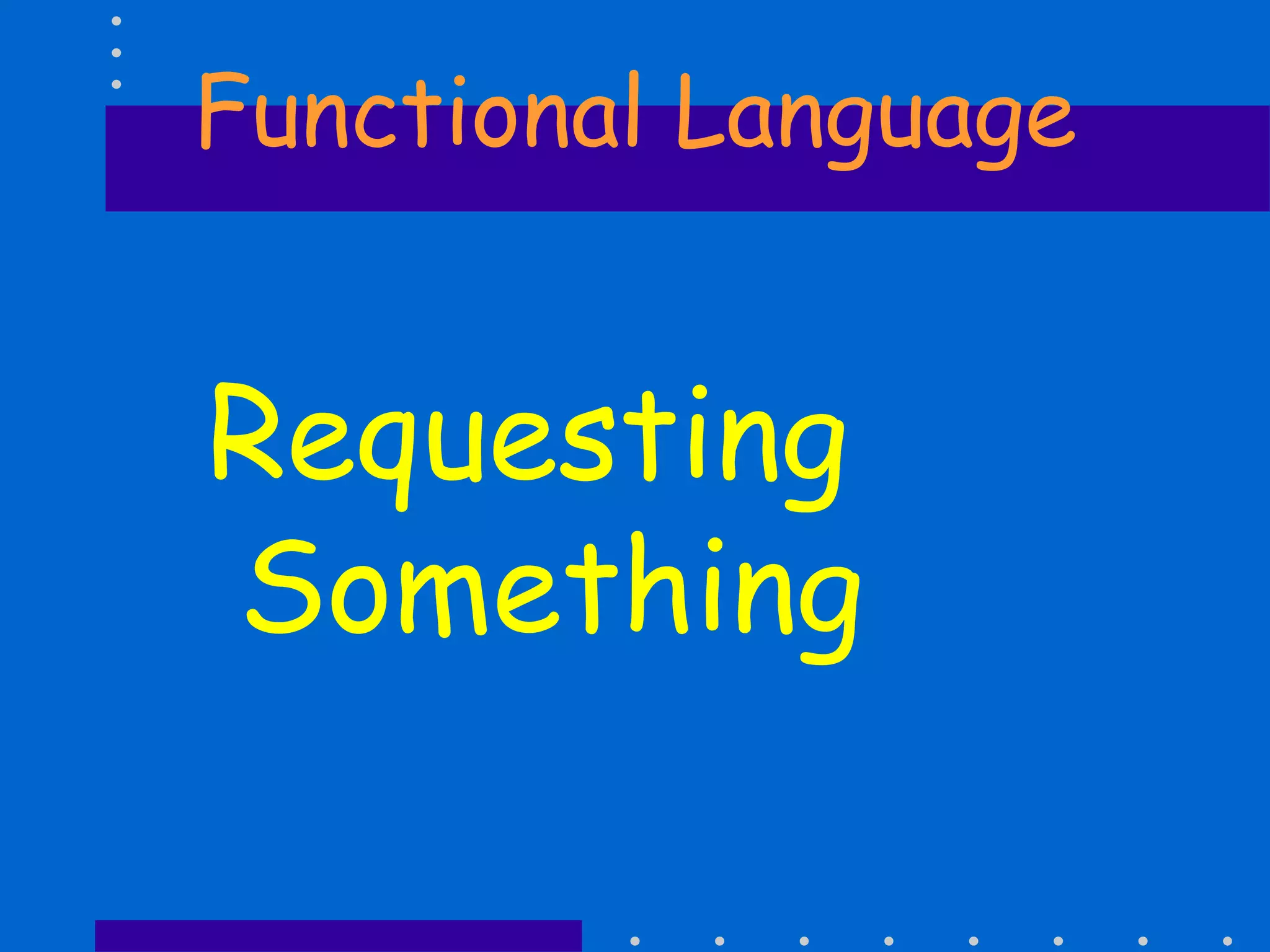 Making suggestions and requesting something | PPTX