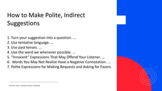 Making suggestios | PPTX