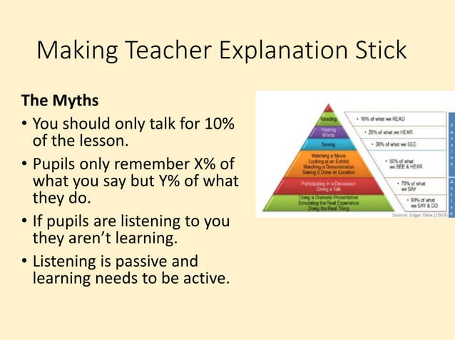 Making teacher explanation stick | PPTX | Educational Assessment ...