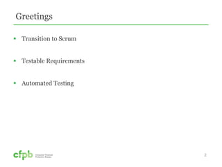 Making Testable Requirements a Reality by Cathy Burke and Stephanie ...