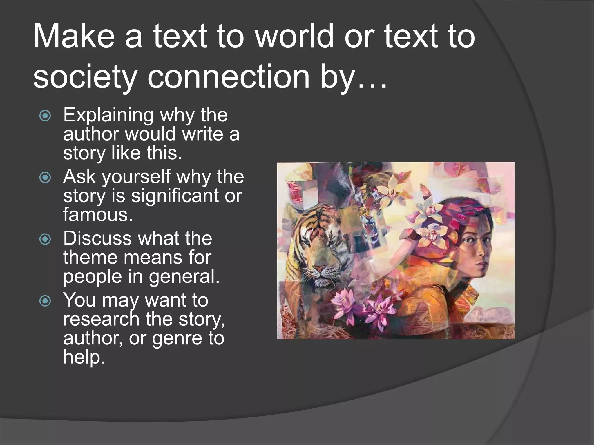 Making Text Connections | PPTX