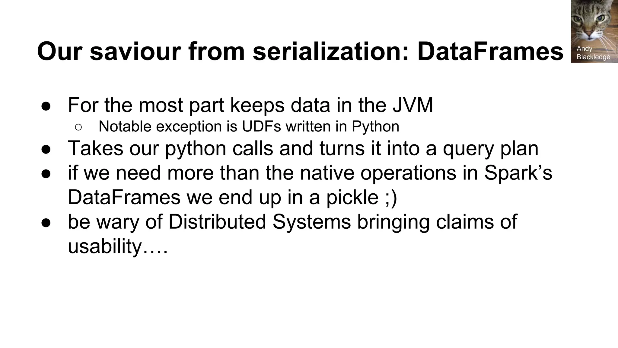 Making the big data ecosystem work together with python apache arrow ...