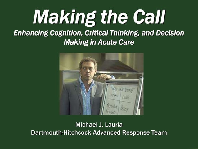 Making the Call by Mike Lauria | PPT