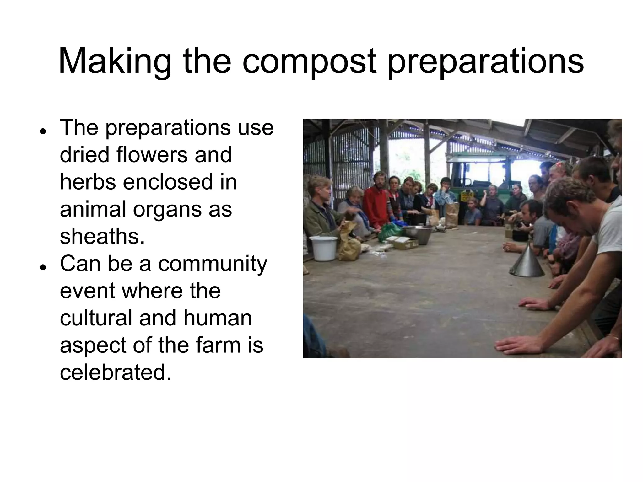 Making the compost preps | PPT