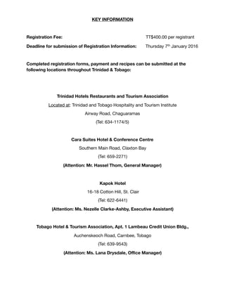 'Making the CUTT' Rules information criteria, Jan 2016 | PDF | Bars ...